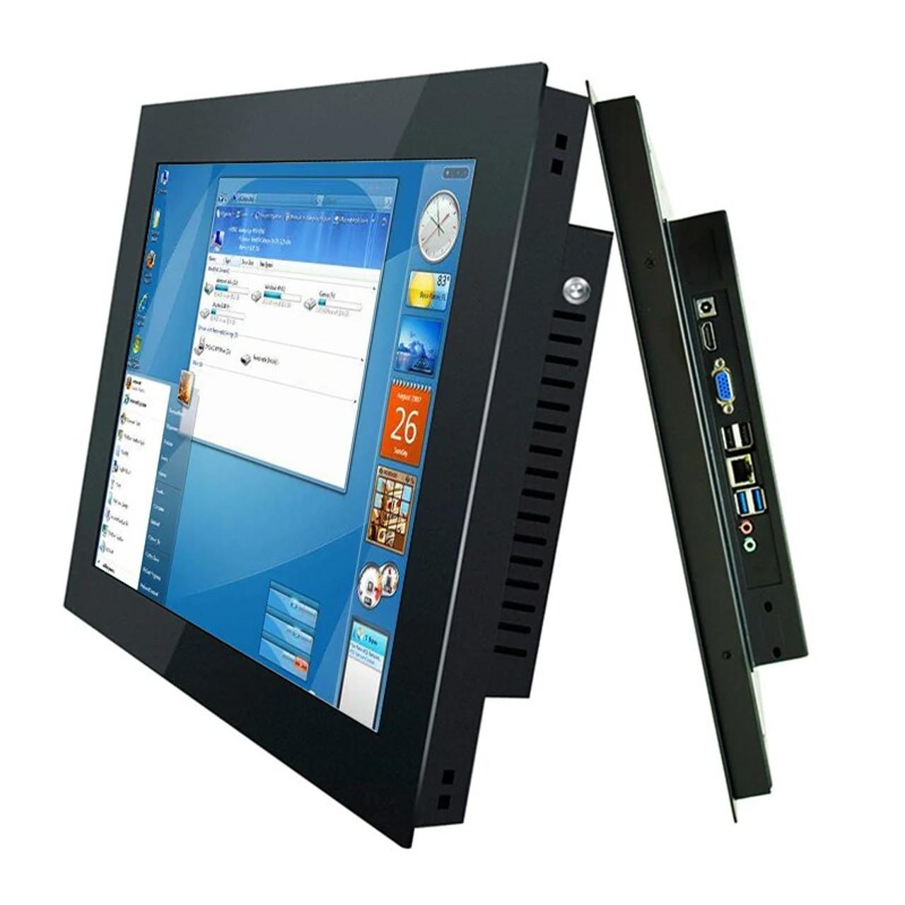 15"10"12 Inch Industrial All in One Mini PC 5th Gen core i5 Resistive touch screen panels for ...