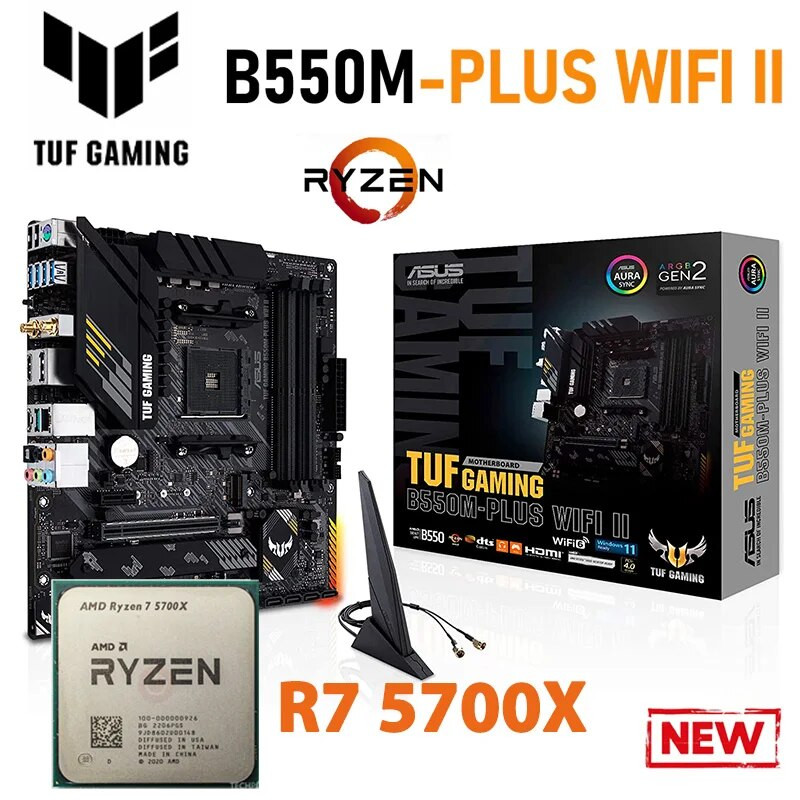 x570 Motherboard ASUS TUF GAMING X570-PLUS(WI-FI) AM4 DDR4 Support Kit ...