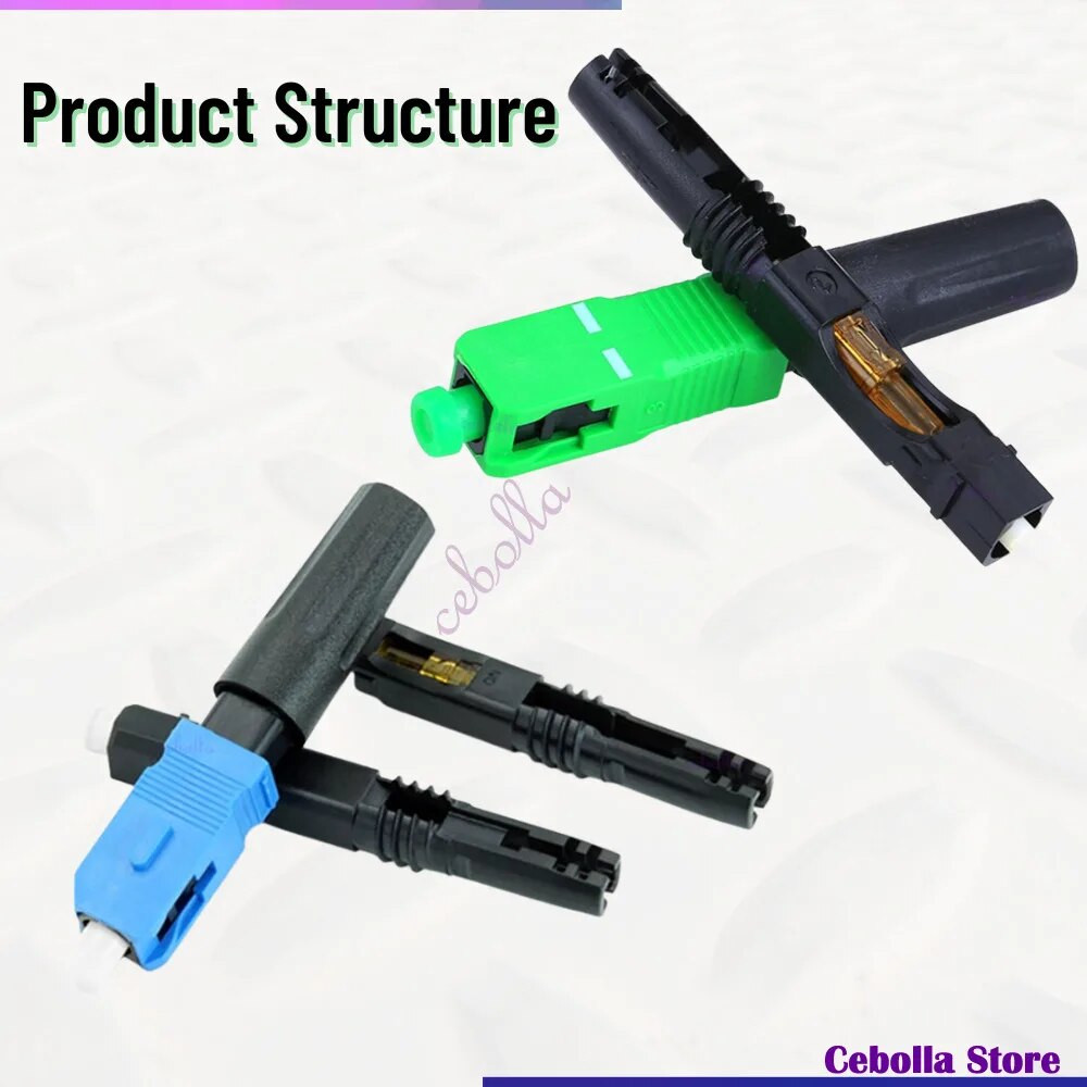 Fiber Optic Fast Connector SC-APC Single Mode Fiber Optic Adapter SC ...