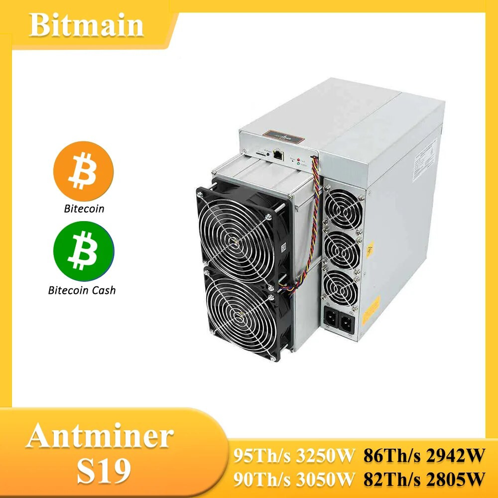 New/Used S19 Pro Bitmain Asic Antminer S19 Pro 110Th/s Bitcoin Miner ...
