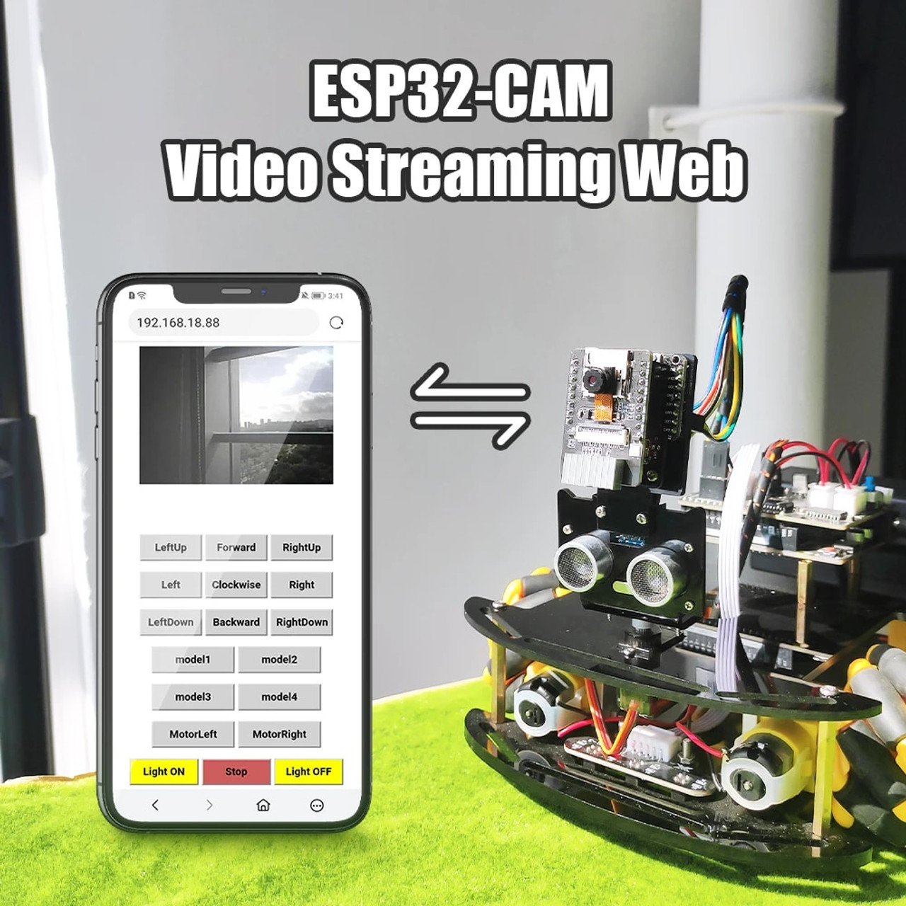 Complete Robot Starter Kit For Arduino Programming With Esp32 And Codes Learning Develop Skill