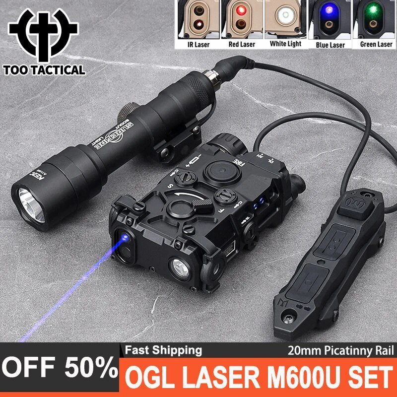 Tactical New OGL Metal Red Green Blue Dot Indicator Surefir M600U ...