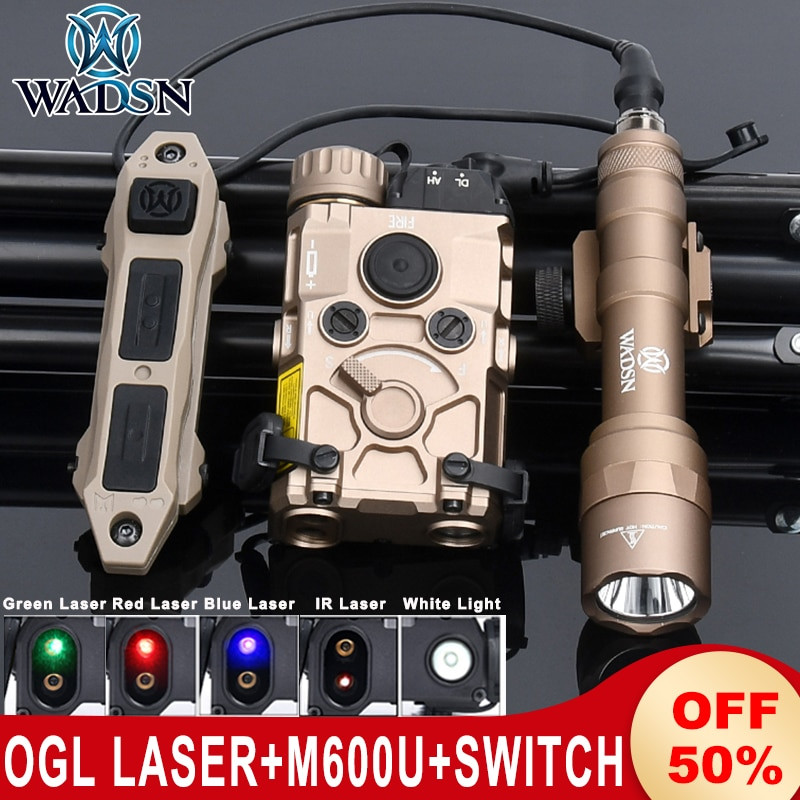 Wadsn Tactical Metal OGL Laser Airsoft Red Green Blue IR Sight White ...