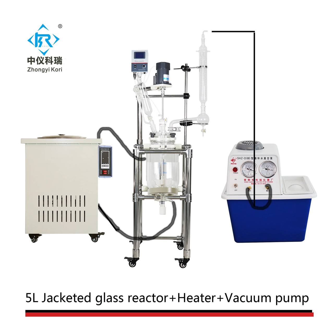 SF-5Litre Chemical Lab Stirring Mixing Heating Cooling Jacketed ...