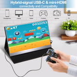 FHD 15.6 Inch Touch Screen Portable Monitor VESA 1080P Computer Display ...