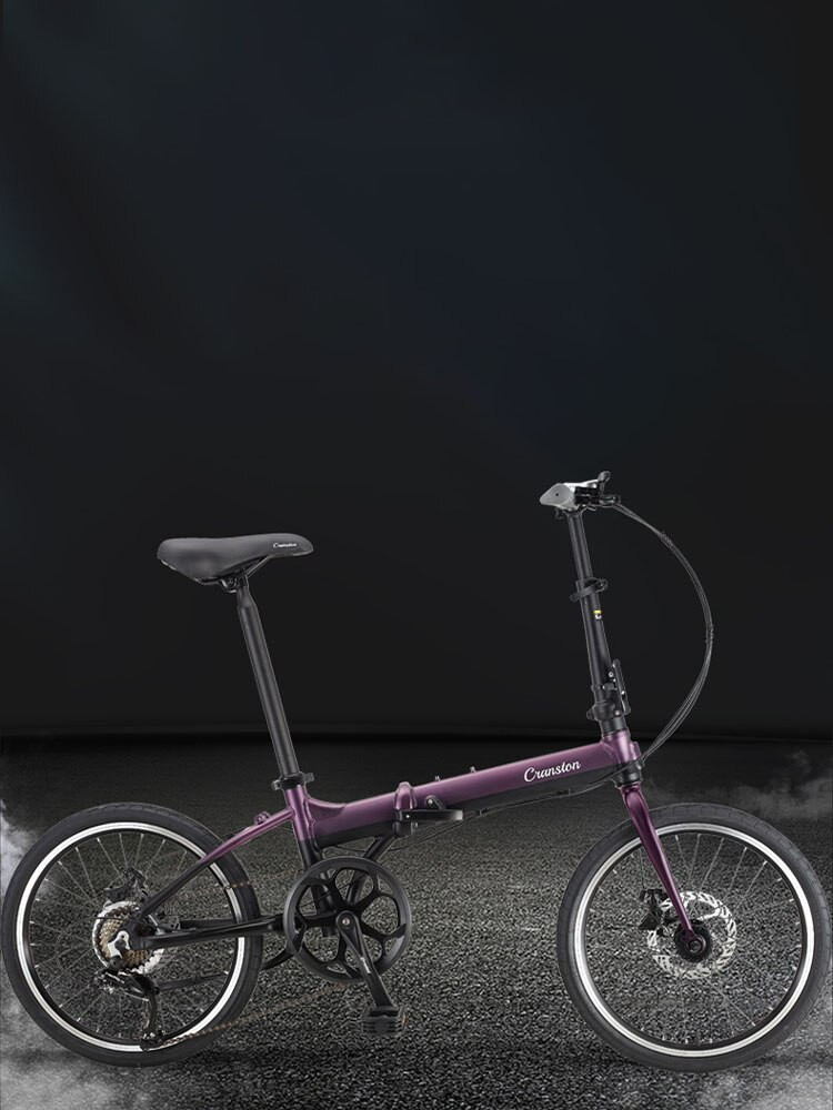 20 Inch Folding Bike Variable Speed Bicycle Front And Rear Mechanical ...