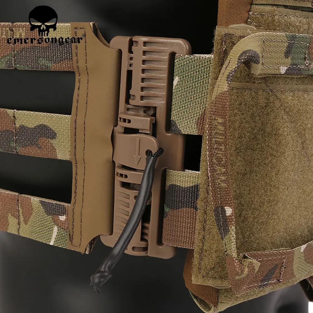 EMERSONGEAR Tactical Vest Lasercut Plate Carrier ROC Quick Release ...