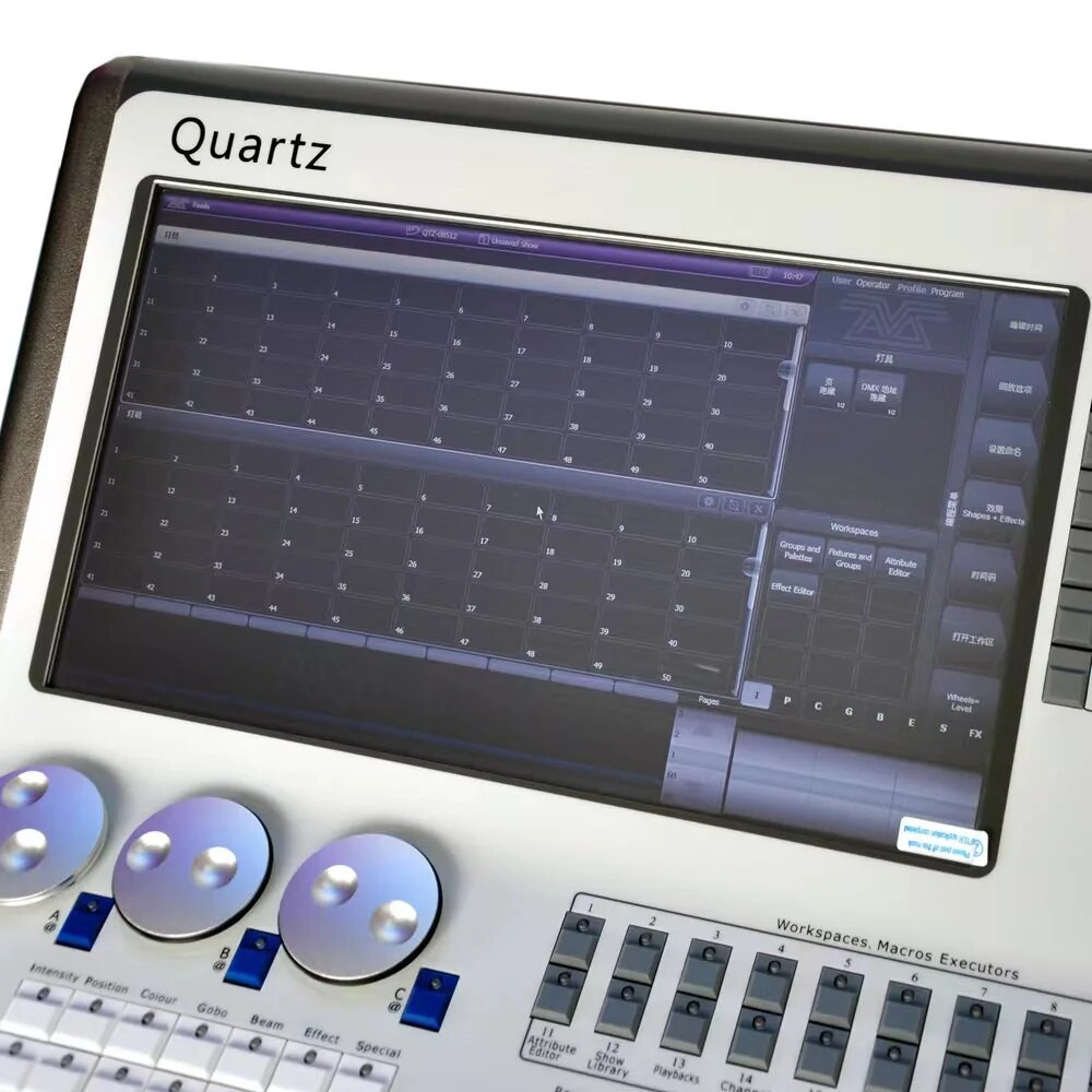 Quartz touch tiger console Quartz lighting console titan system Tiger ...