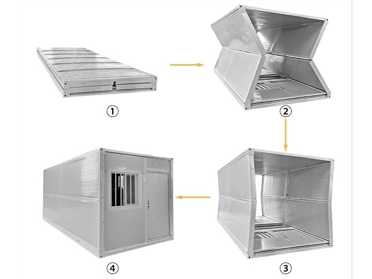 YG Customizable Easy Assembly Fold Out Shipping Container Homes Tiny ...