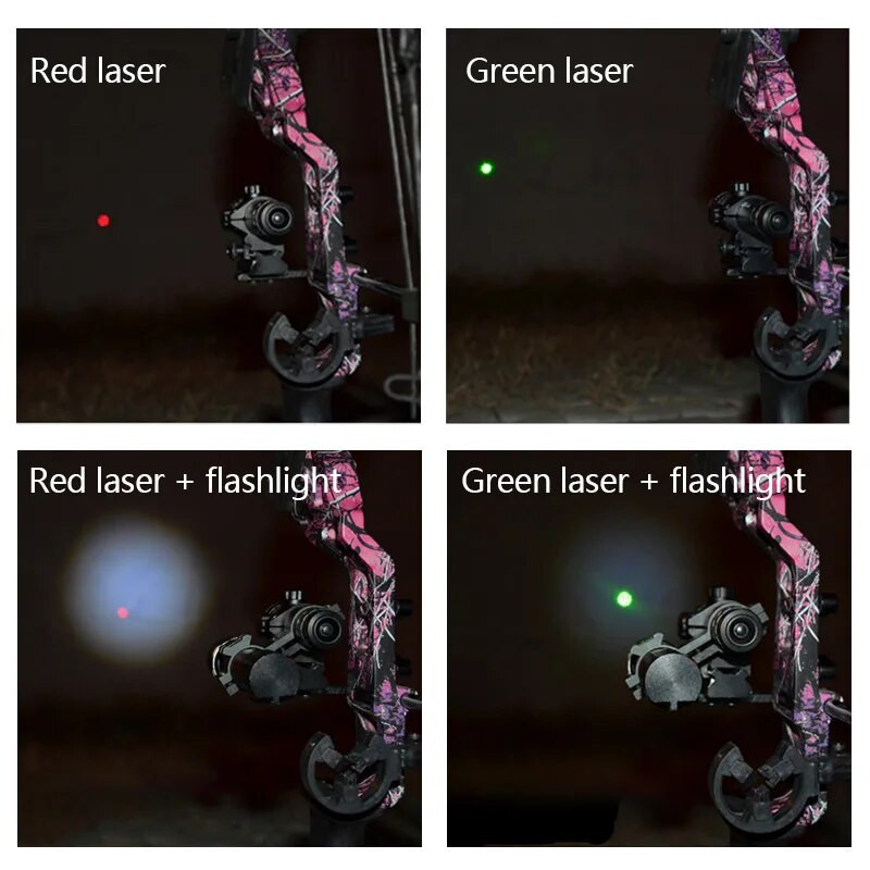 Bow Laser Arrow Sight Five-Needle Sights Compound Laser Sights Reverse ...