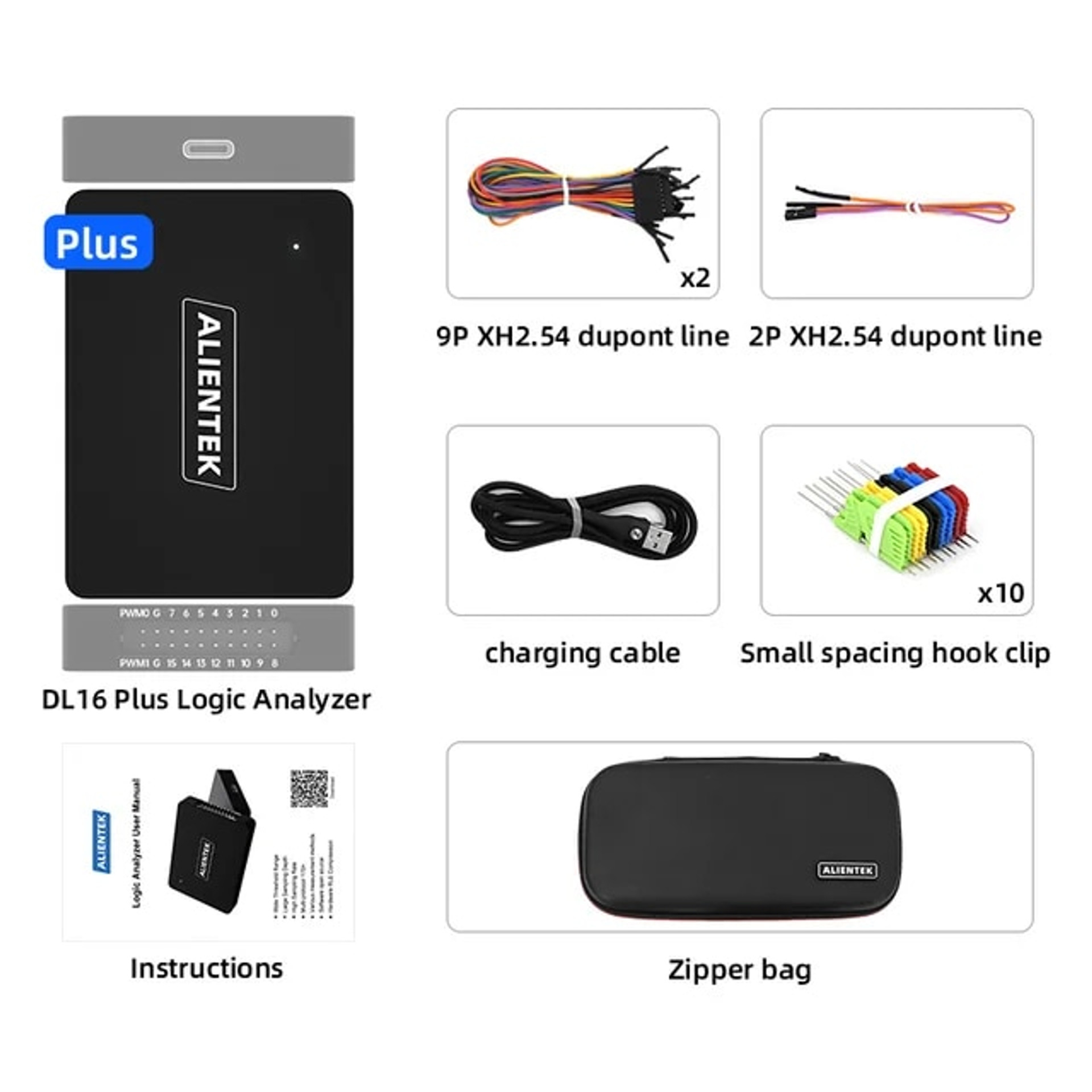 USB Logic Analyzer DL16 250MHz Max Sample Rate 16Channels DSLogic Logic ... USB Logic Analyzer DL16 250MHz Max Sample Rate 16Channels DSLogic Logic ...