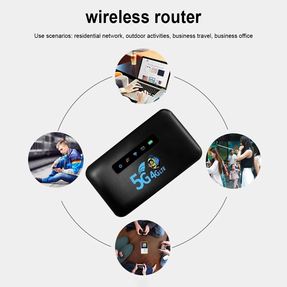 4G WiFi Router 150Mbps USB Dongle Mobile Hotspot Portable Outdoor ...