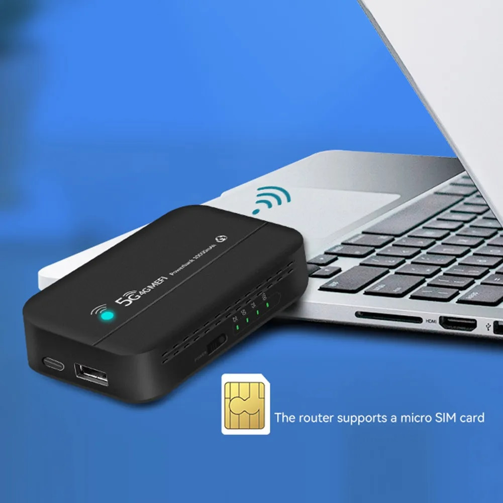 Portable WiFi Router 4G LTE WiFi Repeater 150Mbps 10000mAh Car Cottage ...