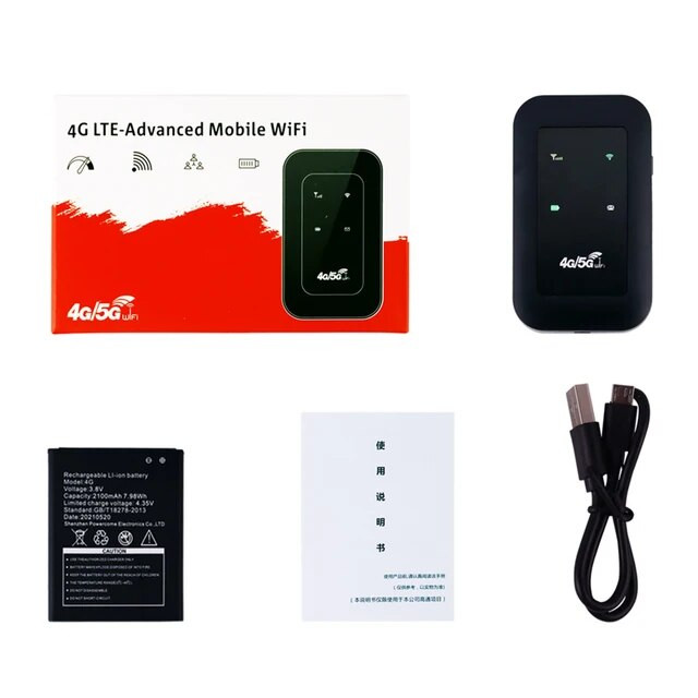 4G Wireless Router LTE Portable Car Mobile Broadband Network Pocket 2 ...