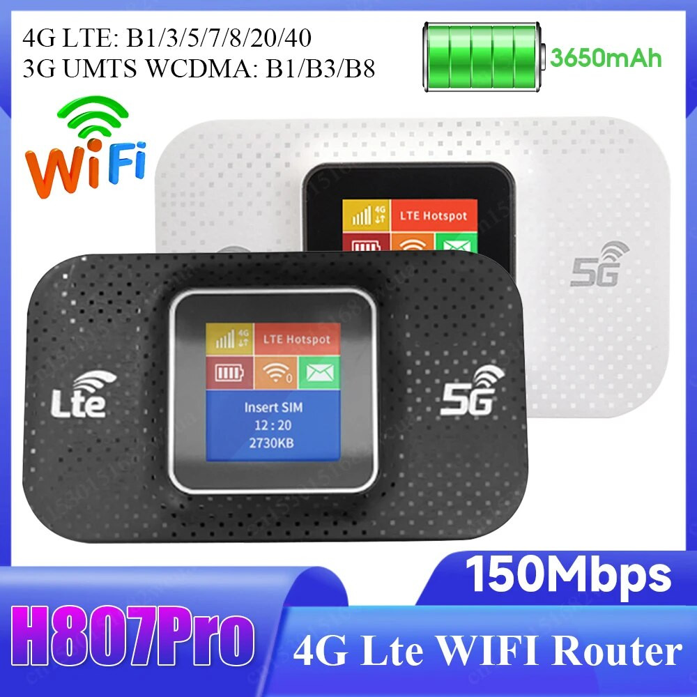 EATPOW 4G Pocket Wifi Router 150Mbps Modem Mobile WiFi Hotspot Wireless ...