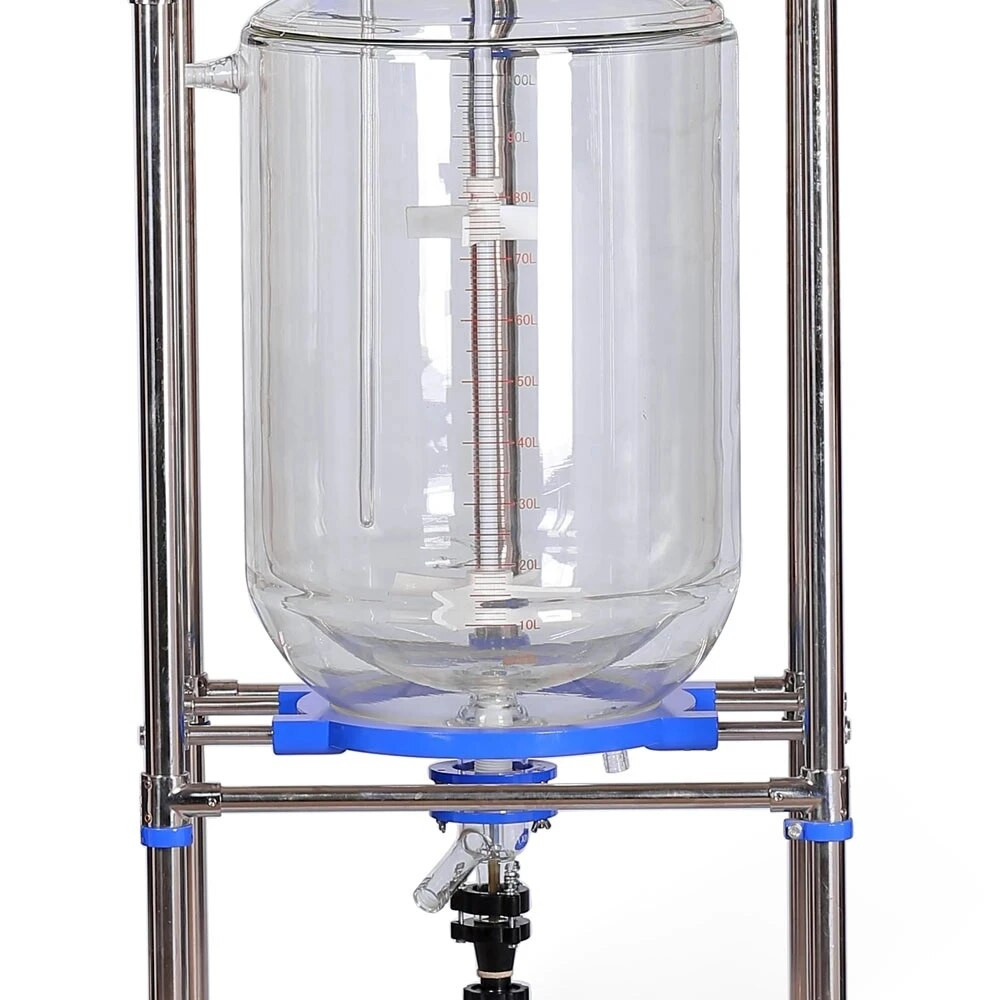 ZOIBKD Large Capacity S-100L Jacketed Reactor Laboratory Glass Reactor ...