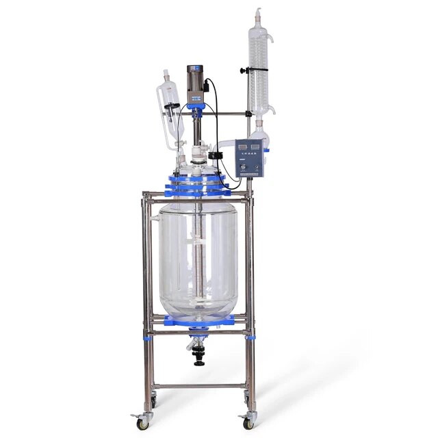 ZOIBKD Large Capacity S-100L Jacketed Reactor Laboratory Glass Reactor ...