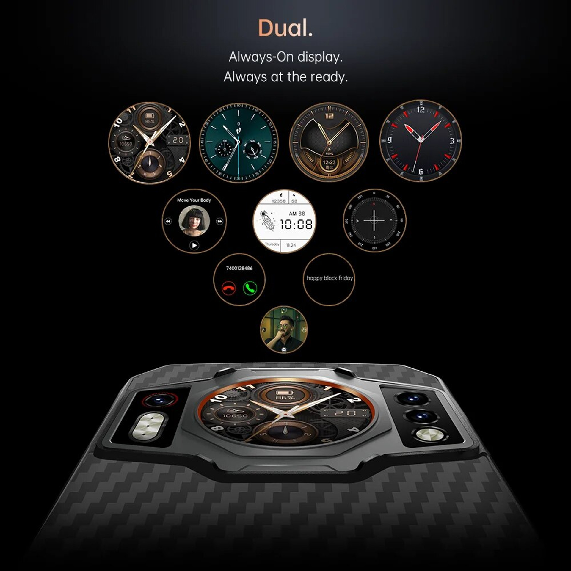 Oukitel WP21 Rugged 9800mAh 12GB RAM 256GB ROM Helio G99 64MP Camera 66W 120Hz Night Vision ...