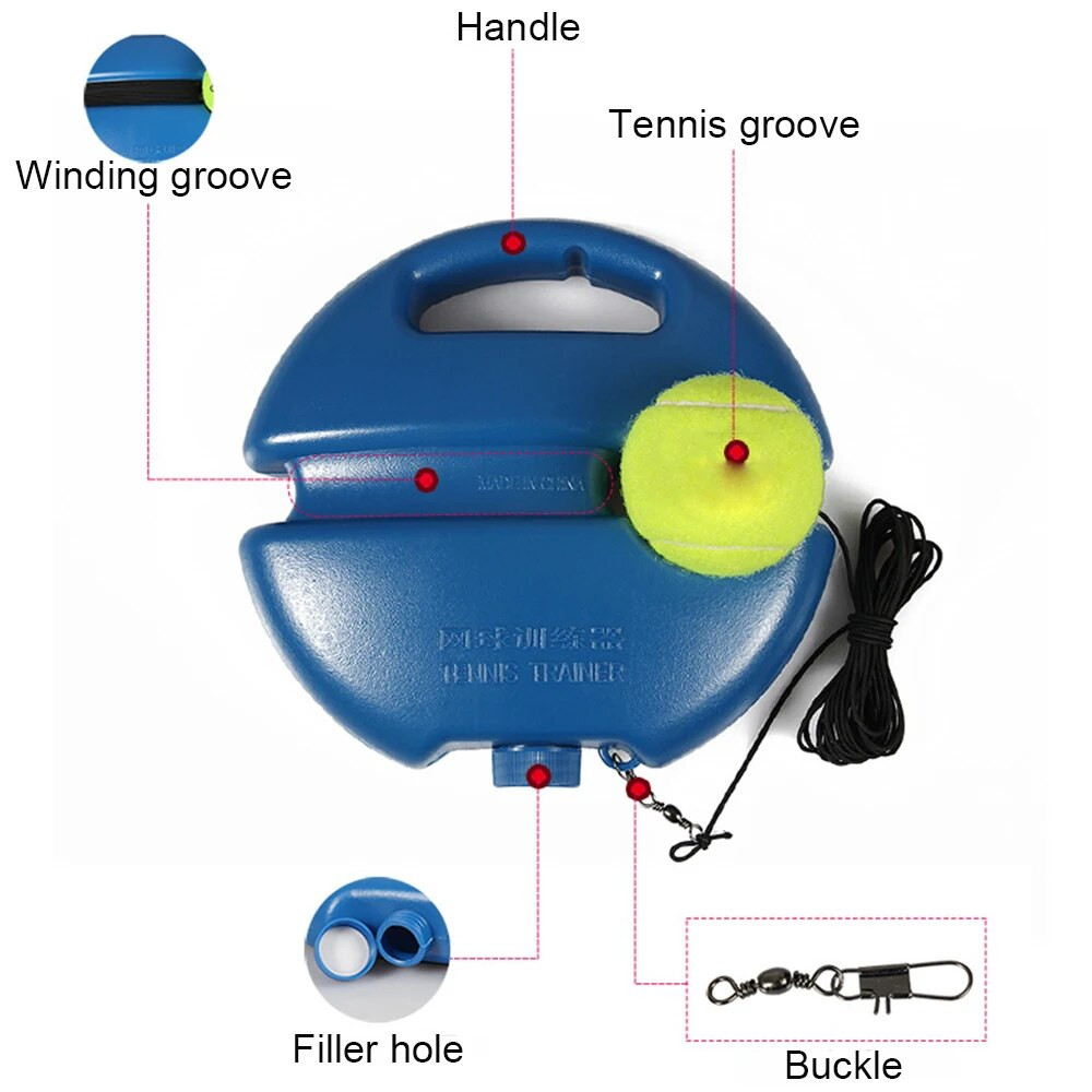 Tennis Trainer Professional Training Primary Tool Self-study Rebound ...
