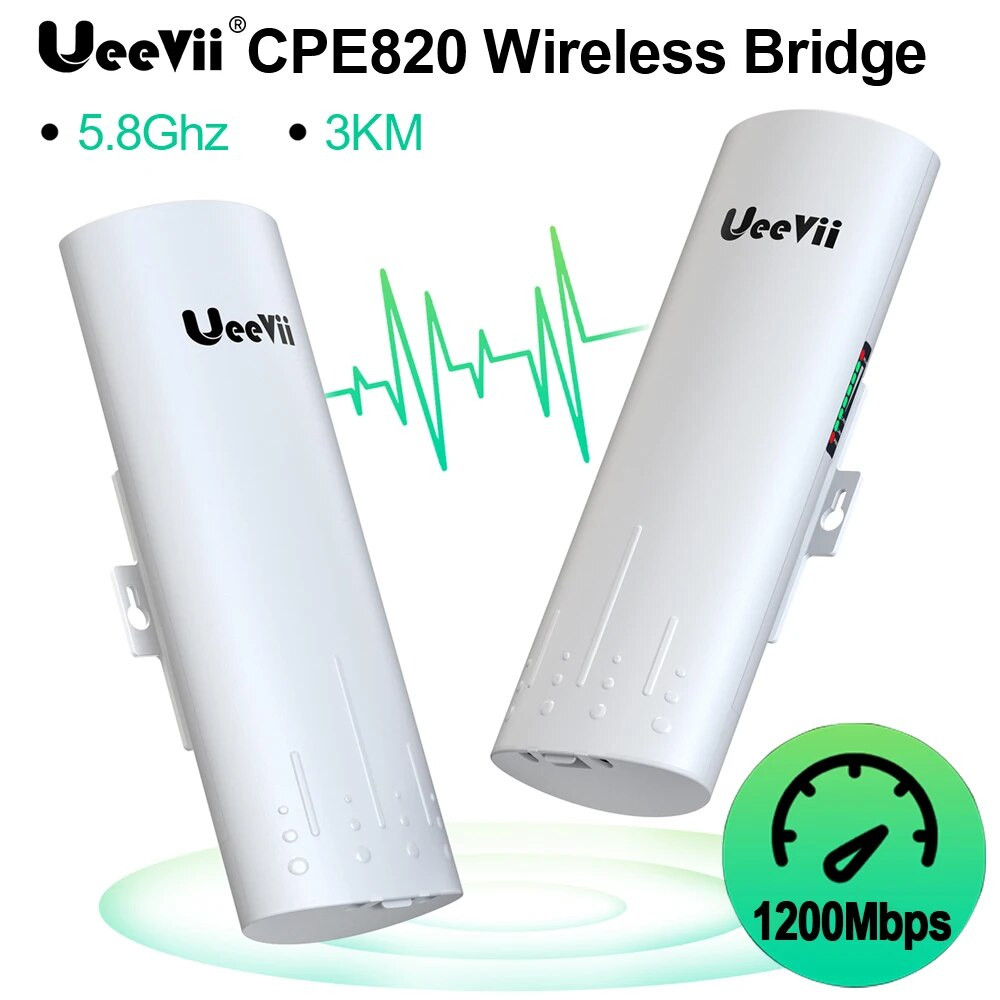 UeeVii CPE850 5KM Long Range Extender Outdoor WIFI Router 1000Mbps 5 ...