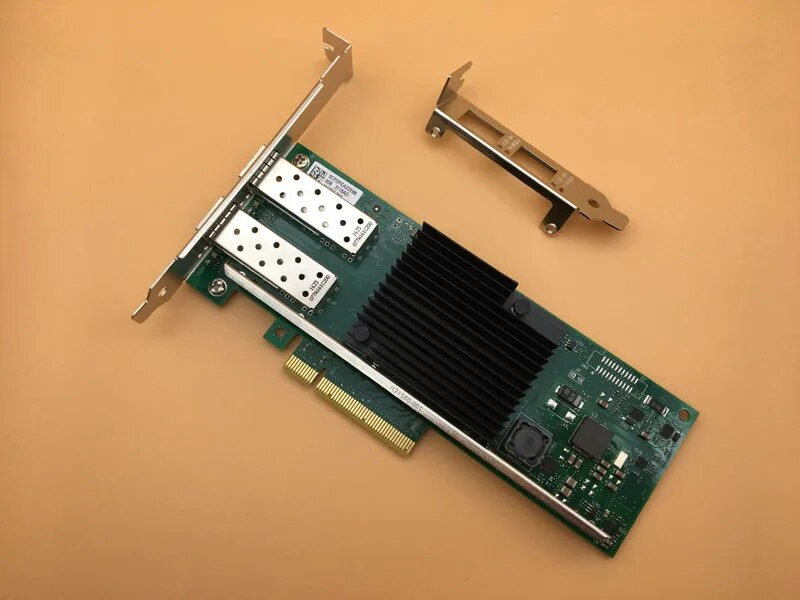 Network SFP+ 10Gb Dual Port PCI-e Ethernet Converged Adapter Network ...