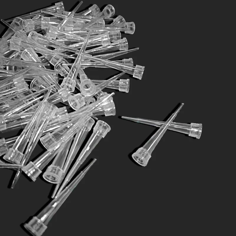 1000Pcs 200ul Laboratory Pipette Tips PP Plastic Autoclavable Universal ...