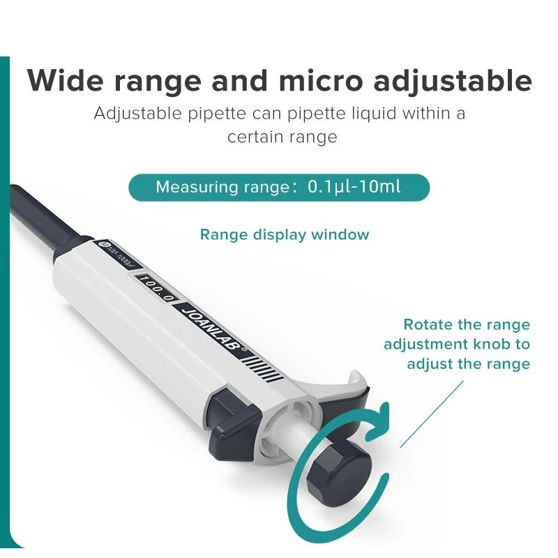 JOANLAB Official Store Laboratory Pipette Micropipette Single Channel ...