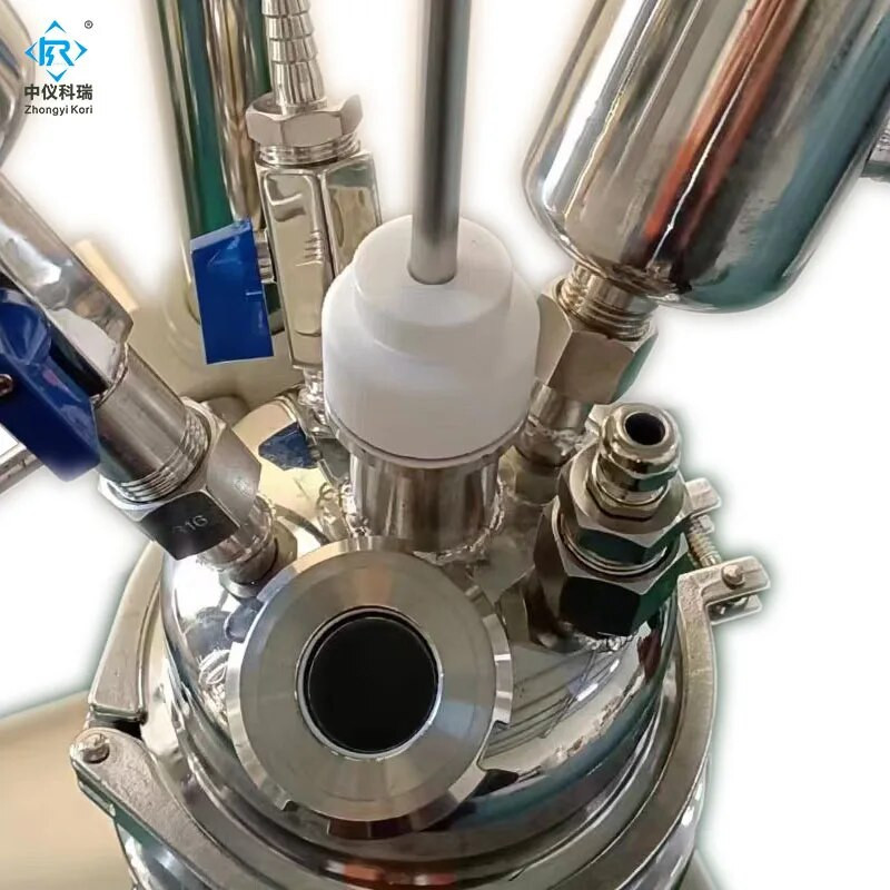 Chemical Lab Scale Stainless steel jacketed reactor Reaction vessel ...