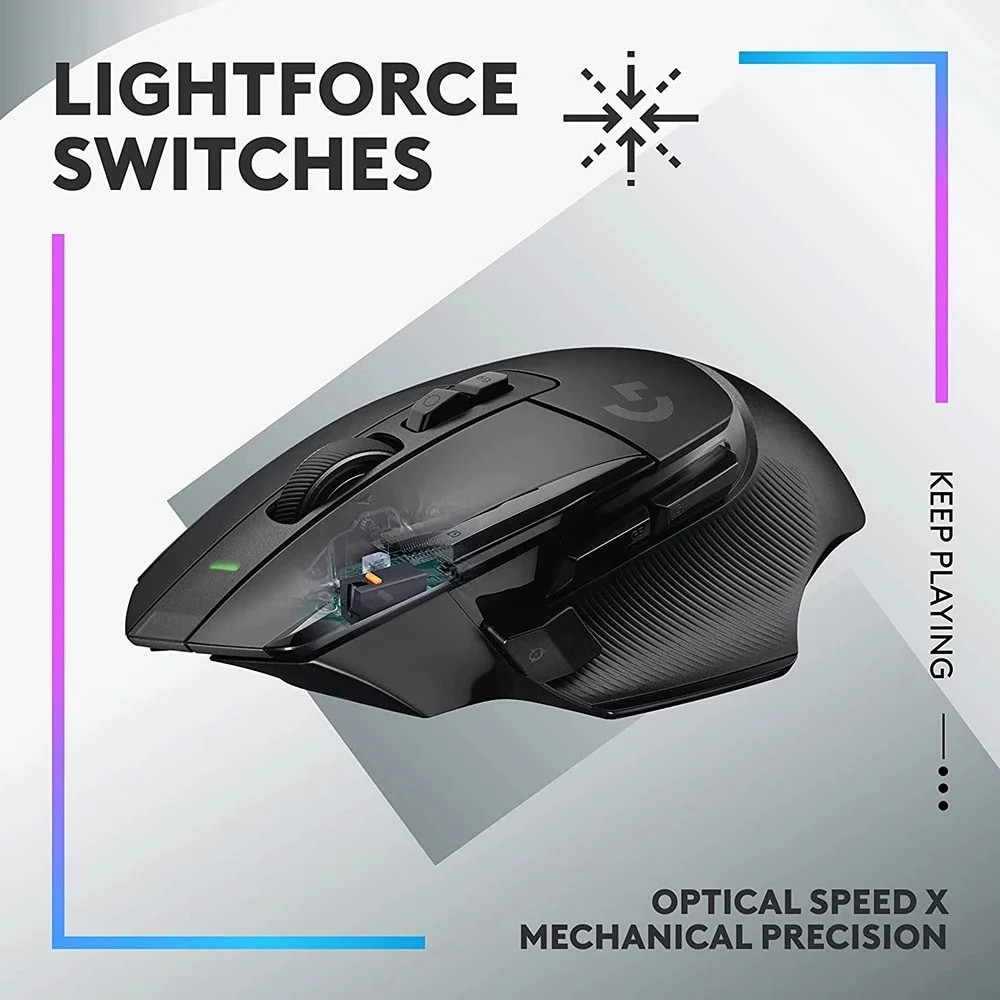 Logitech G502 X LIGHTSPEED Wireless Gaming Mouse 25600 DPI Hero Optical ...
