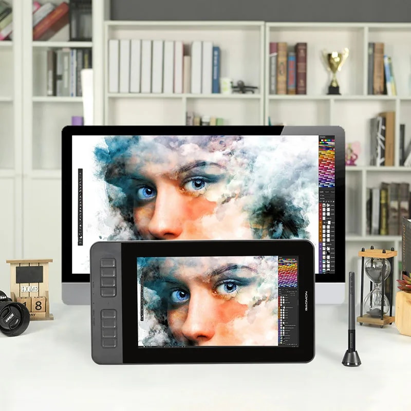 GAOMON PD1161 IPS HD Graphic Tablet Monitor With 8 Shortcut Key & 8192 ...