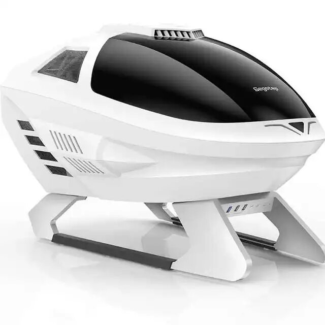 Special-Shaped Spaceship Micro ATX Computer Gaming Case With Projector ...