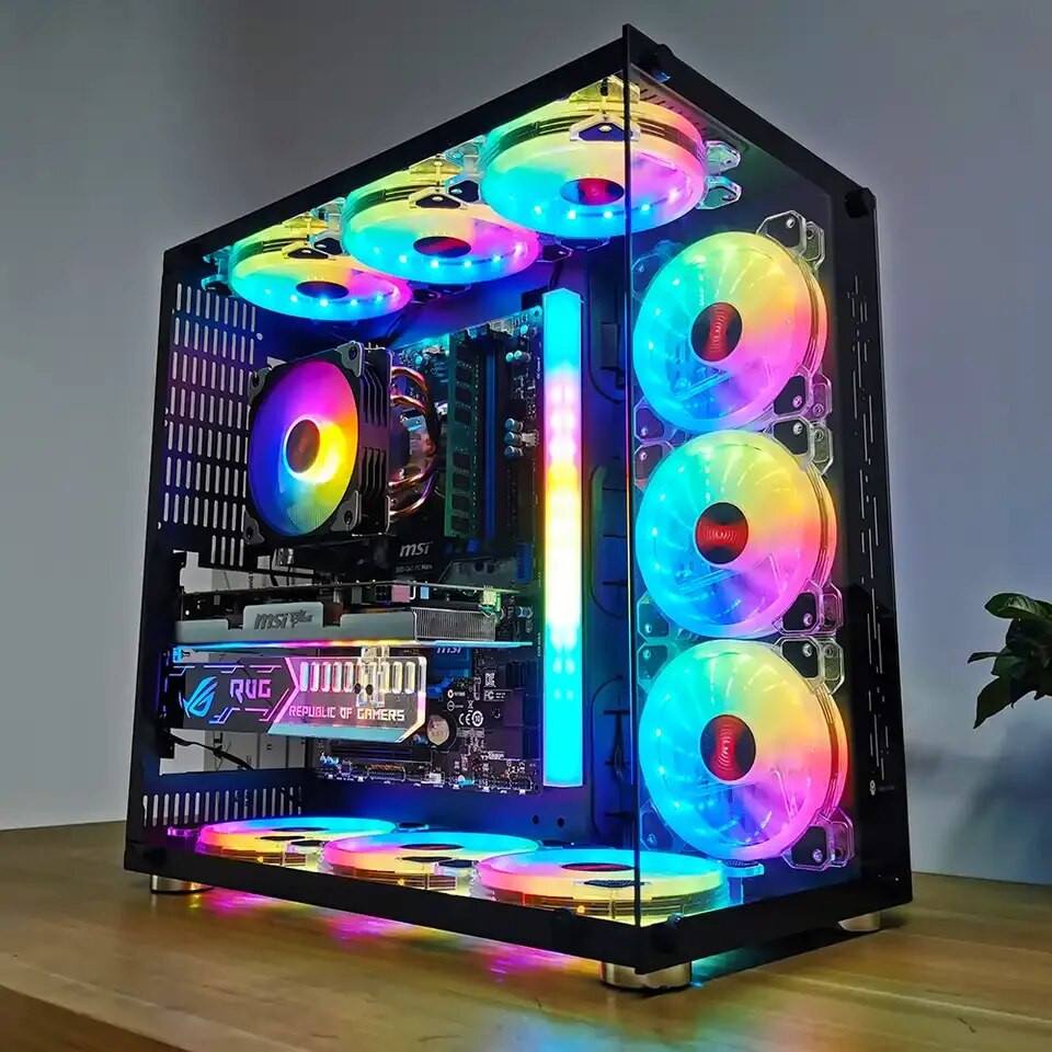 Game Desktop Host Core I3 i5 i7 i9 8G RAM 256GB 2t SSD Power Supply PC ...