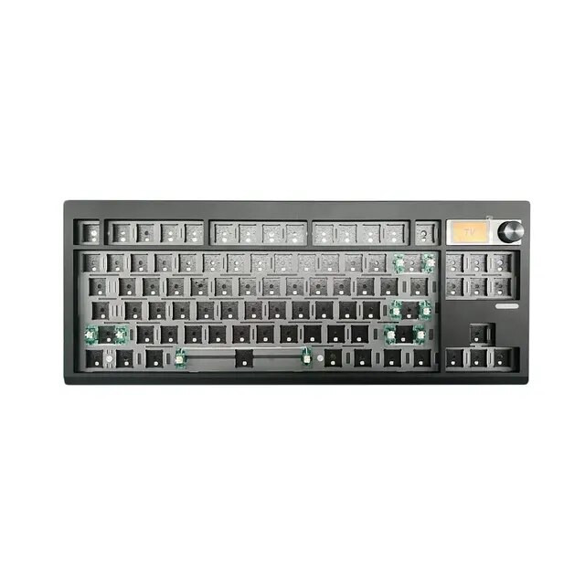 GMK87 Mechanical Keyboard KIT With Display Screen RGB Backlit Gasket ...