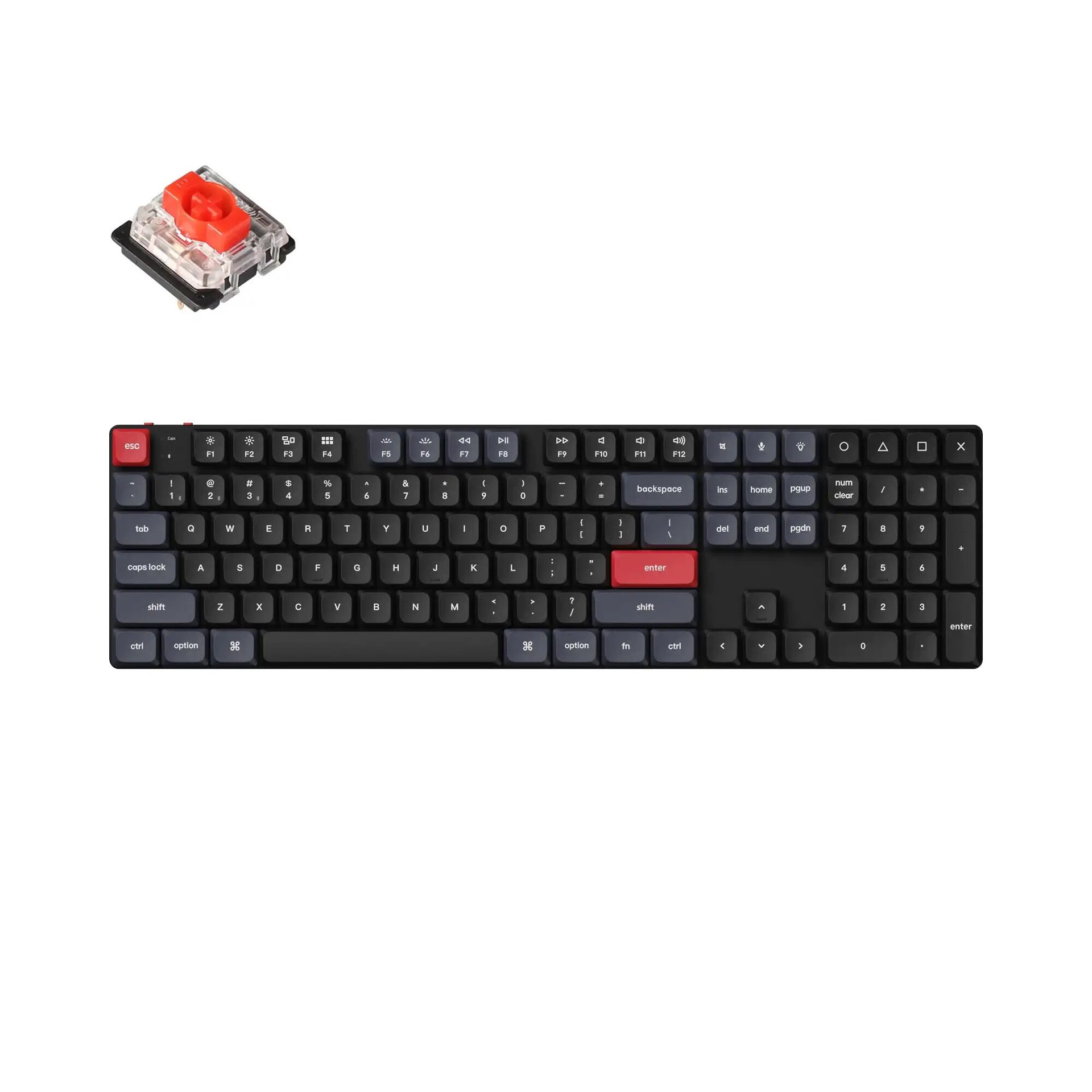 Keychron K1 Pro H Wireless Custom Mechanical Keyboard Low Profile 80% ...