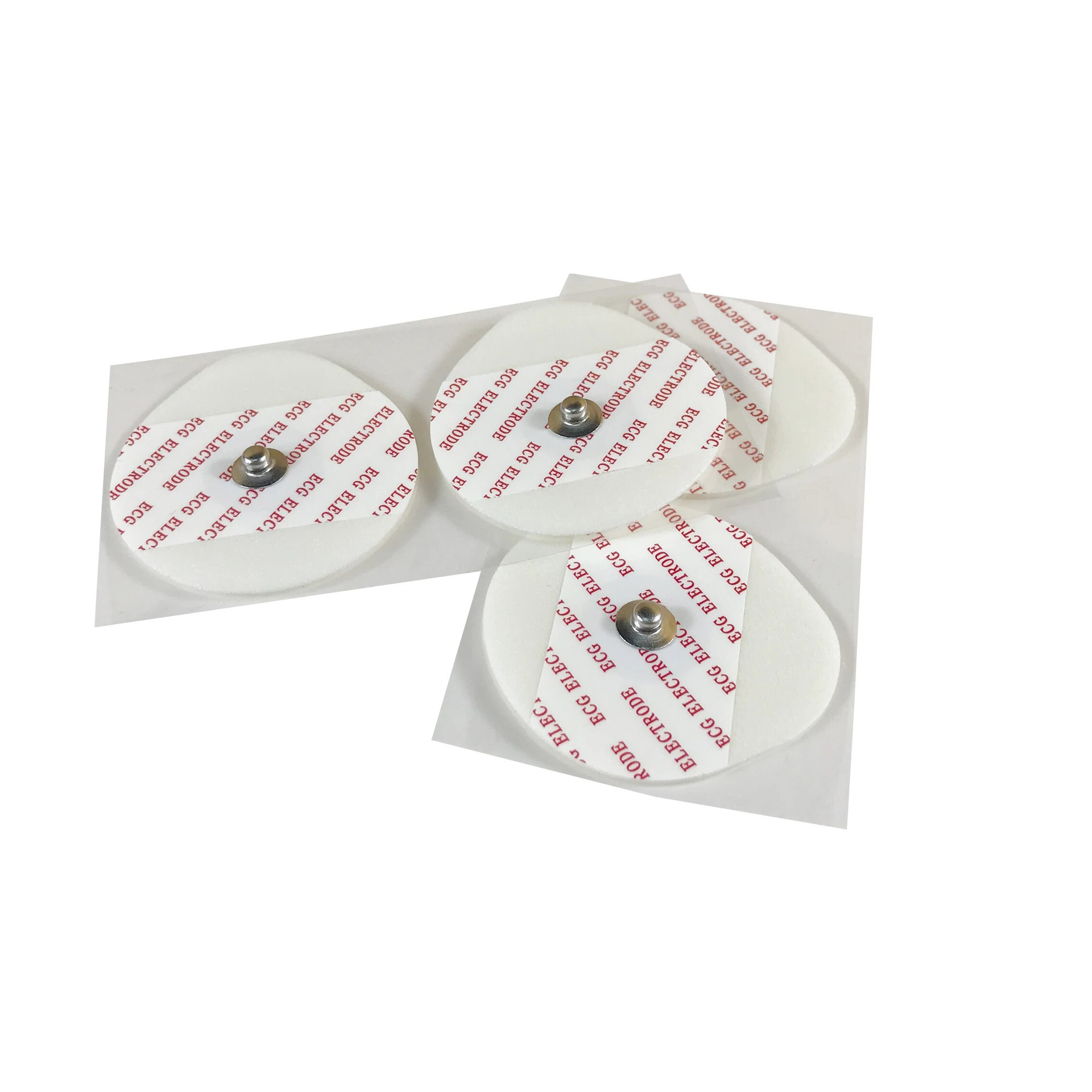 50 Pieces Disposable ECG Electrodes Medical Electrode Patch EKG ...