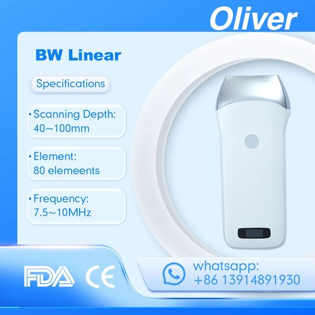 Wireless Ultrasound Probe scanner portable Bluetooth machine WIFI ...