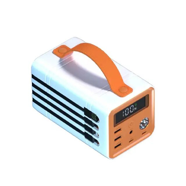 Real 60000mAh PD100W Outdoor Power Bank Portable power station External ...