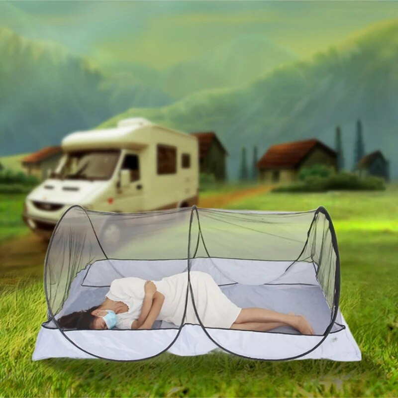 Adjustable Mosquito Net for Single Bed Foldable Tent for Kids Anti ...