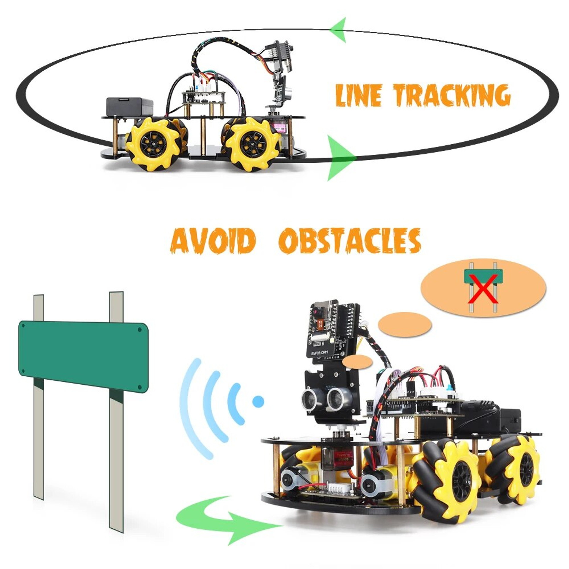 Complete Robot Starter Kit For Arduino Programming With Esp32 And Codes