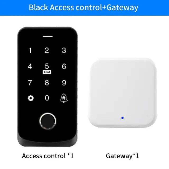13.56Mhz Rfid Card Keypad Waterproof Tuya APP Door Lock Door Access ...