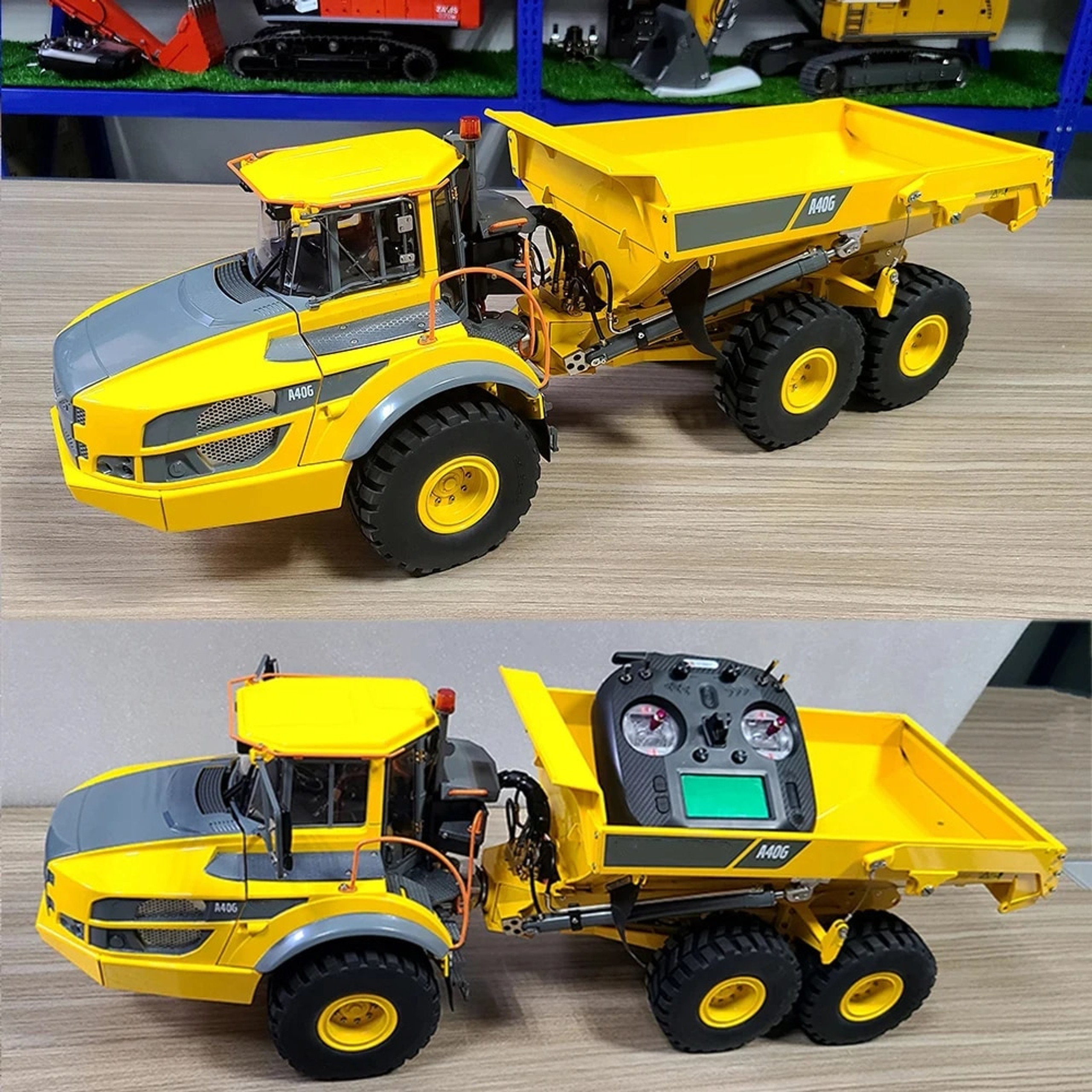 Pre-sale D1350 Eyewhale RC 1/14 Moblie Crane Truck Model Heavy-duty 6 Axles Hydraulic Chassis ...