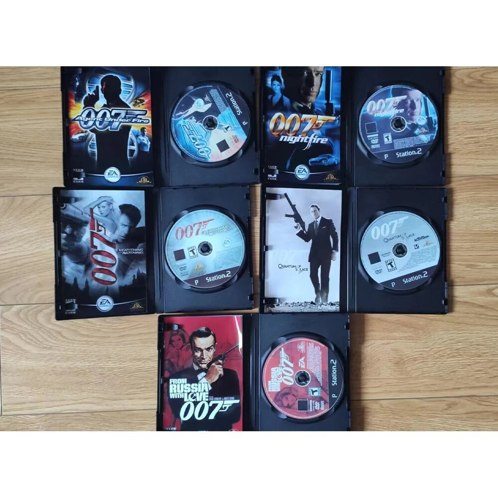 PS2 The 007 Collection With Manual Copy Game Disc Unlock Console ...