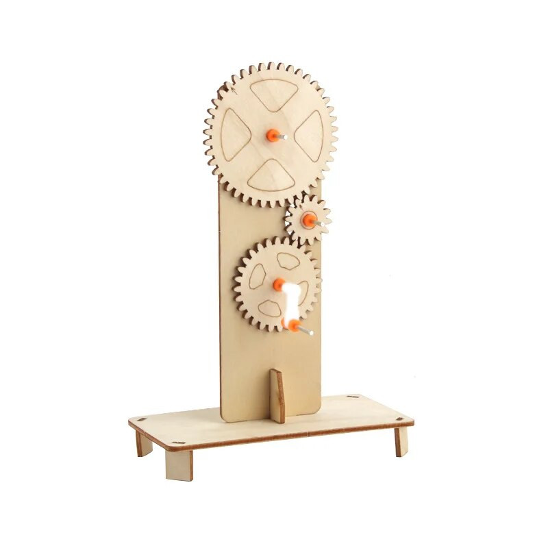 Student science and technology small production invention DIY wind ...