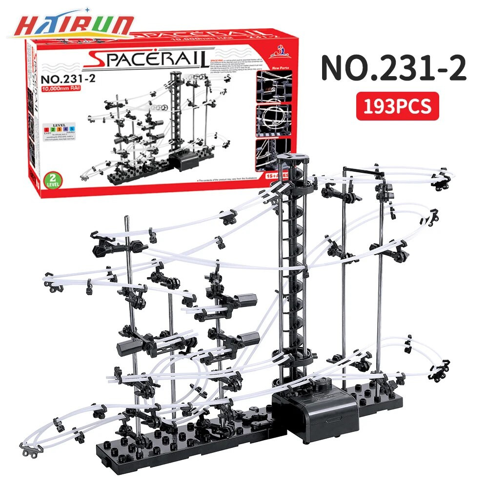 Spacerai Kid's Toys DIY Game Roller Coaster Maze Race Circuit Ball ...