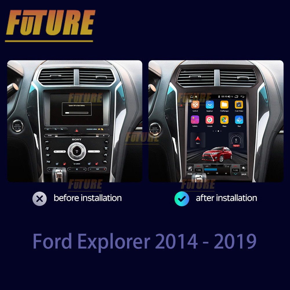 8G+256GB Android011 For Ford Ranger F250 2008-2012 All In One Car Tesla ...