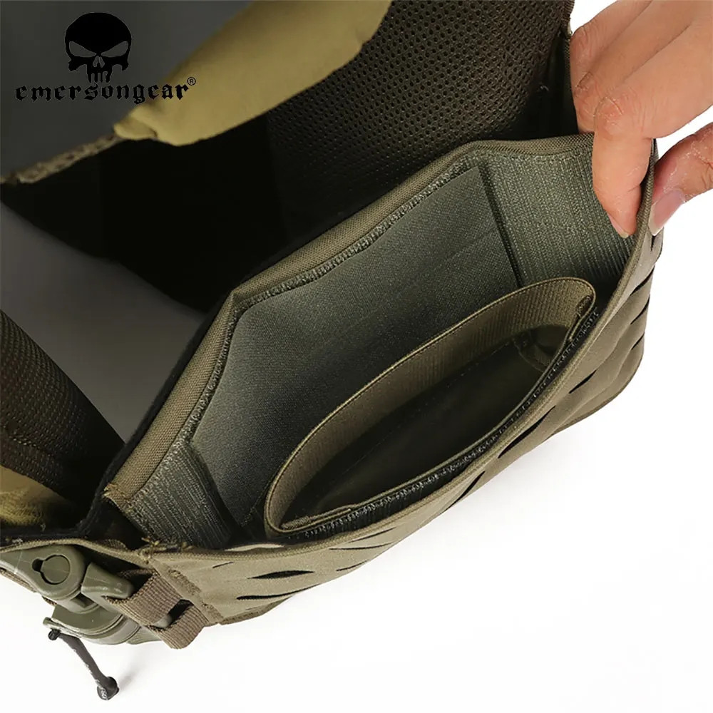 EMERSONGEAR Tactical Vest Lasercut Plate Carrier ROC Quick Release ...