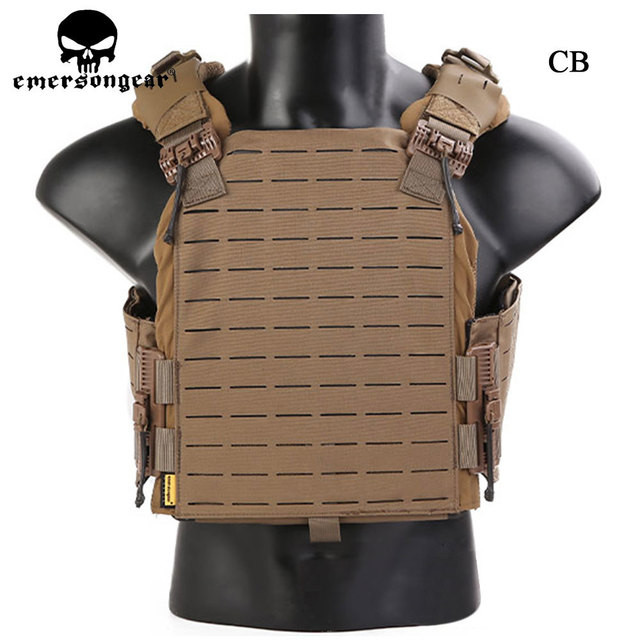 EMERSONGEAR Tactical Vest Lasercut Plate Carrier ROC Quick Release ...