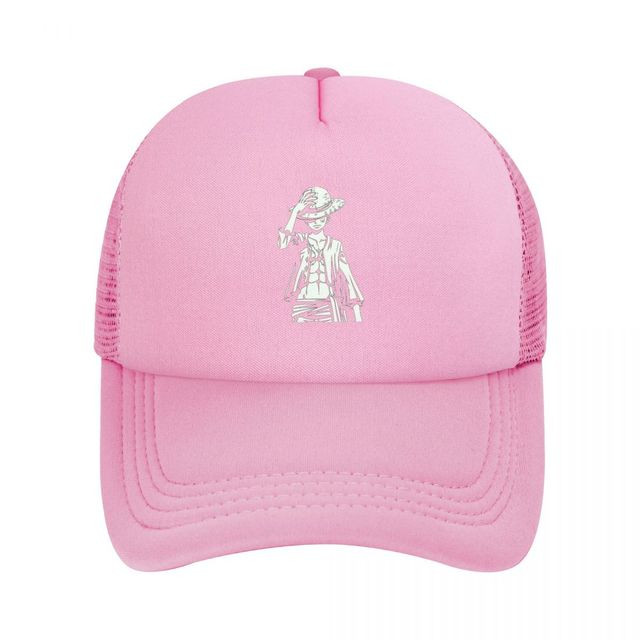 One Piece Luffy Anime Baseball Caps Mesh Hats Adjustable Outdoor Unisex ...