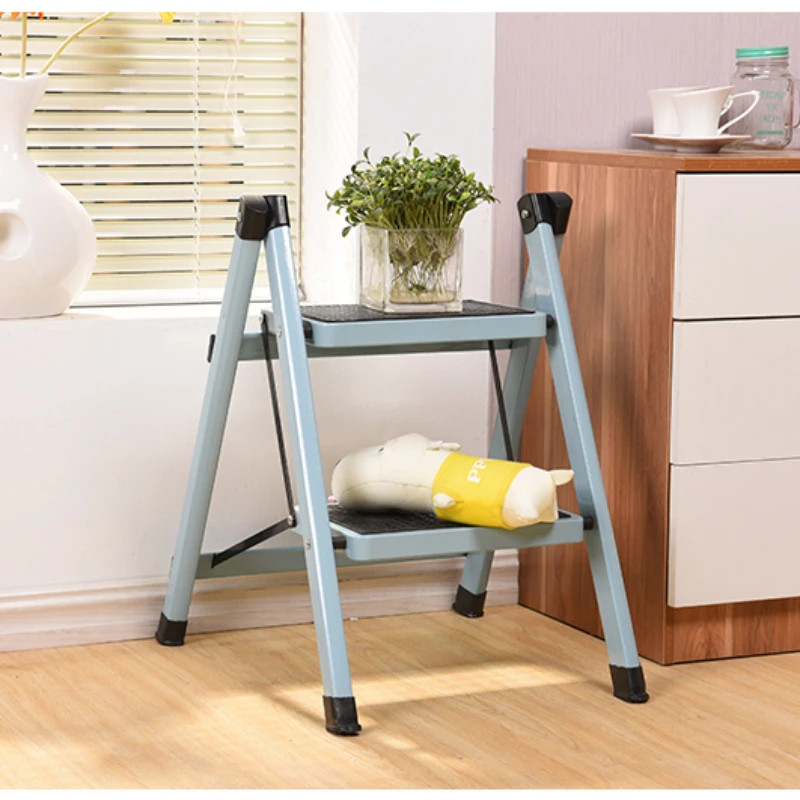 Fashion Home High Stools Kitchen Multifunctional Ladder Chair Anti-skid ...