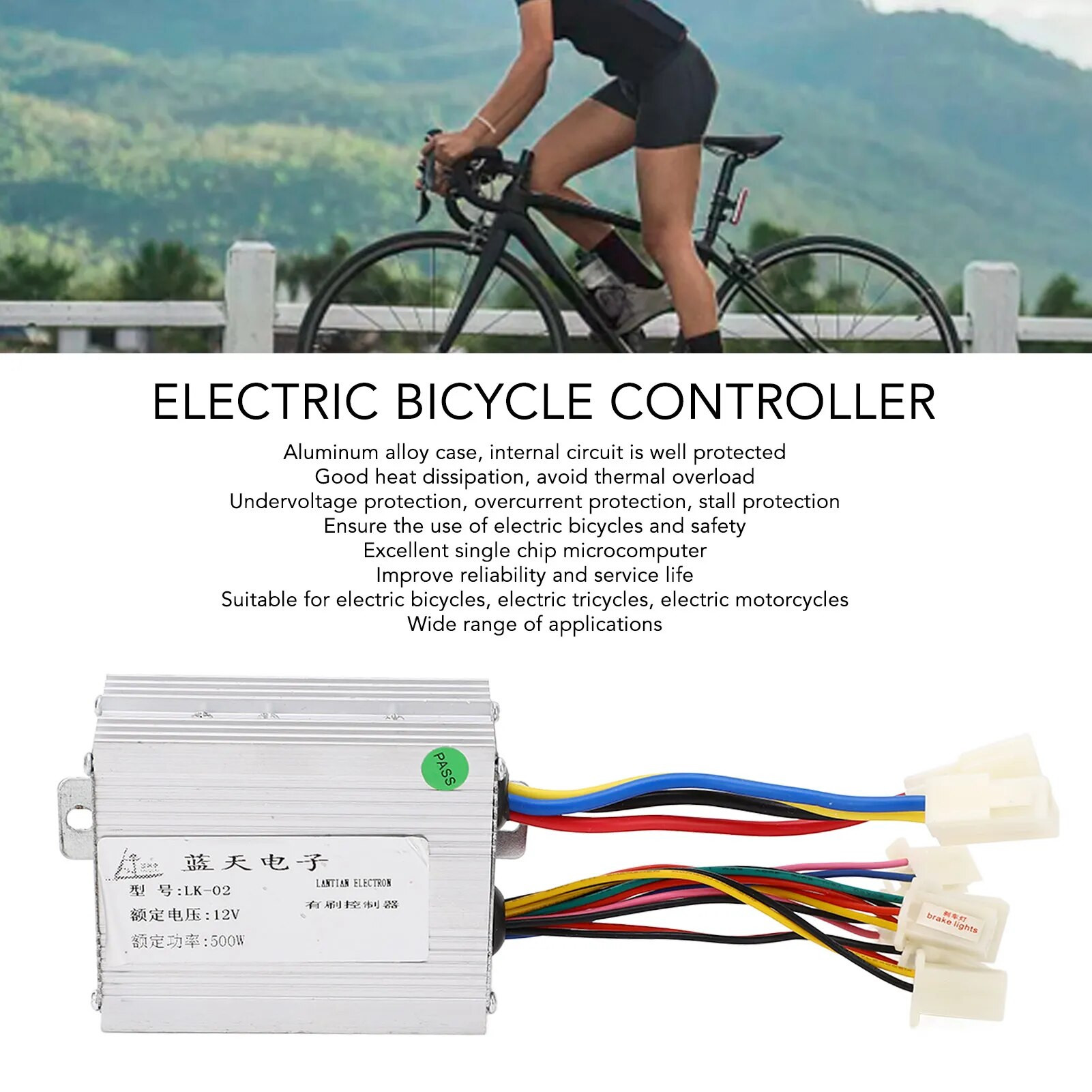 Upgrade Your Bike with This Electric Conversion Kit-12v 500w Brushed ...